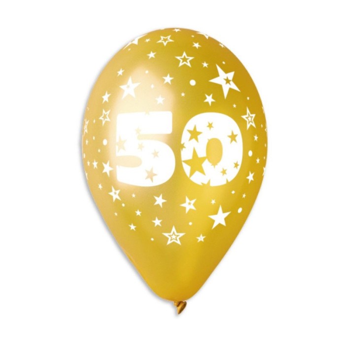 50 år guld ballon - Perfekte til 50 års guldbrylluppet