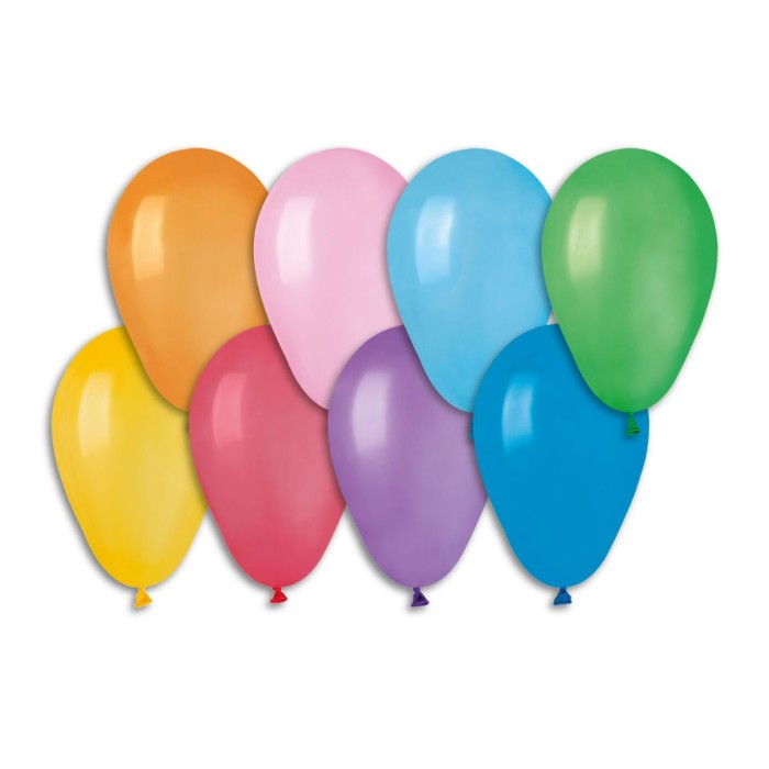 200 Mix - blandede figur, runde og lange balloner