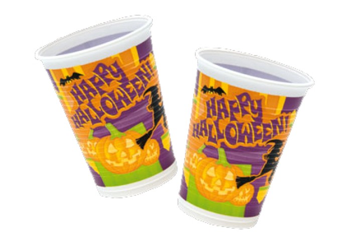 Halloween plastikkrus → Køb krus til halloween her